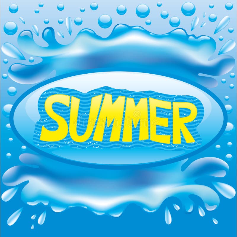 Vector sign. Summer stock vector. Illustration of banner - 49859554