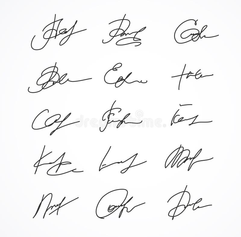 Signature Stock Illustrations – 252,358 Signature Stock Illustrations ...