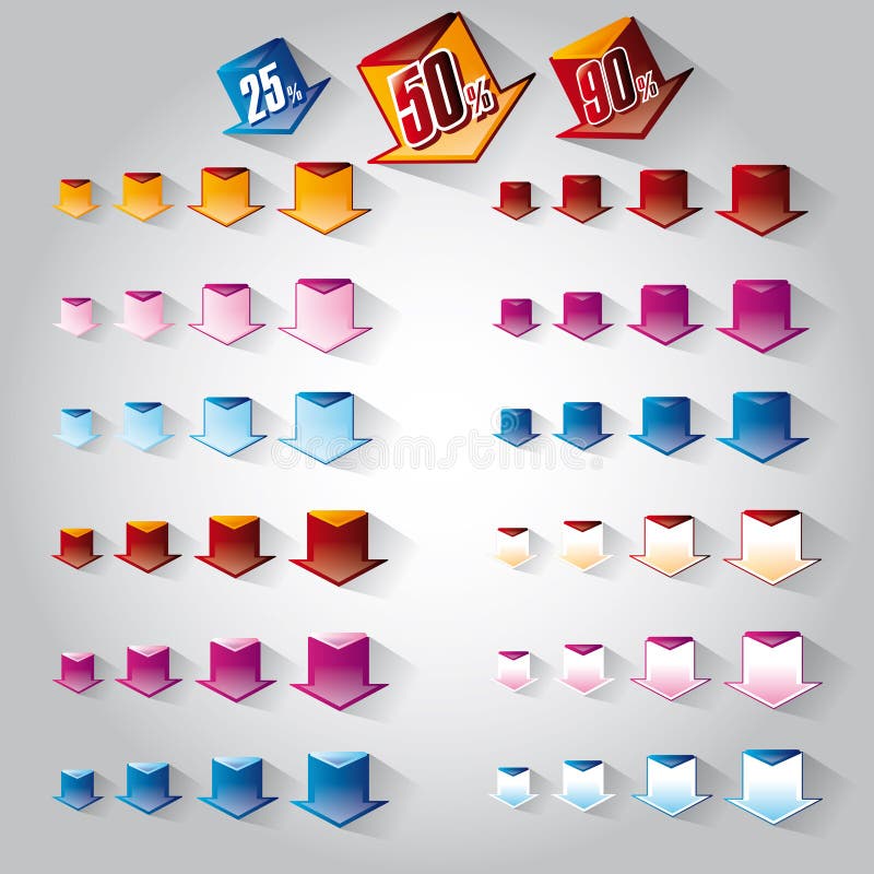 Vector signs stock vector. Illustration of price, pull - 68621415