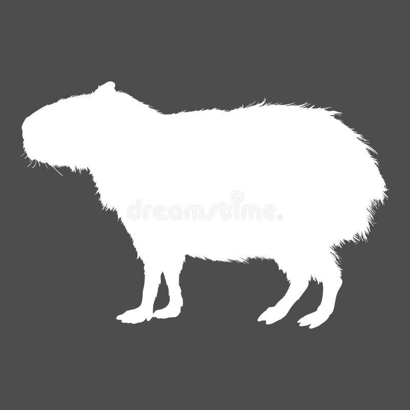 Silhouette Capybara Stock Illustrations – 601 Silhouette Capybara Stock ...