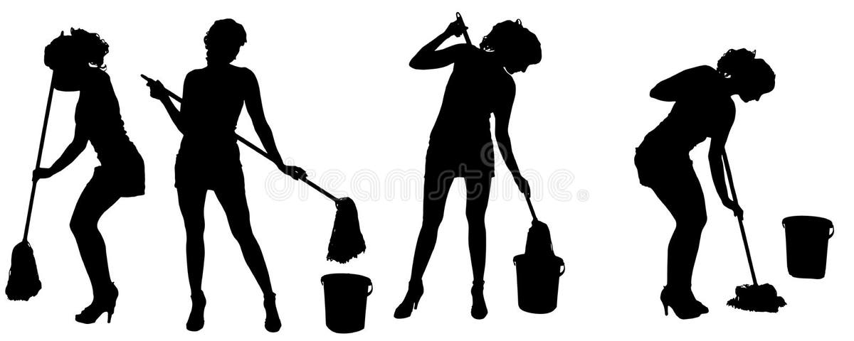 Cleaning Lady Vector Stock Illustrations – 4,548 Cleaning Lady Vector ...