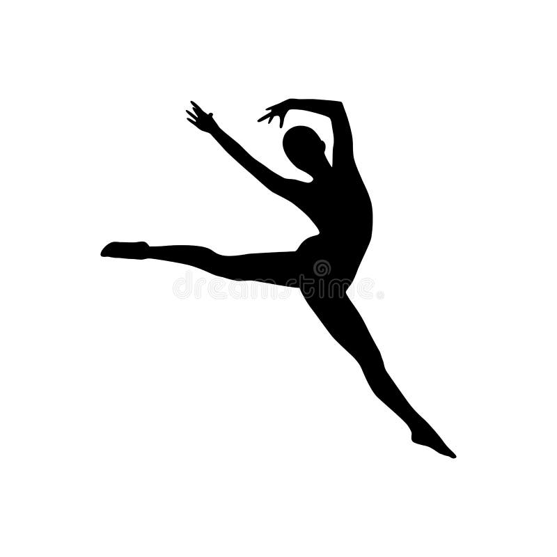 Dancer Pose Silhouette