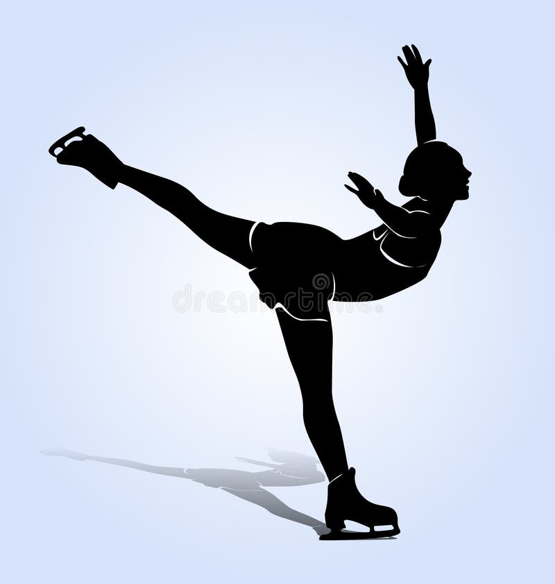 Figure Skater Silhouette