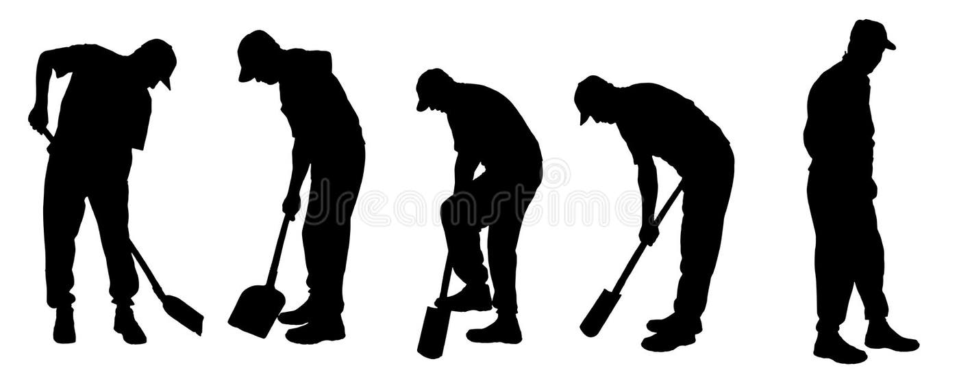 Silhouettes Working Man Spade Shovel Stock Illustrations – 26 ... Silhouettes Working Man Spade Shovel Stock Illustrations – 26 ...