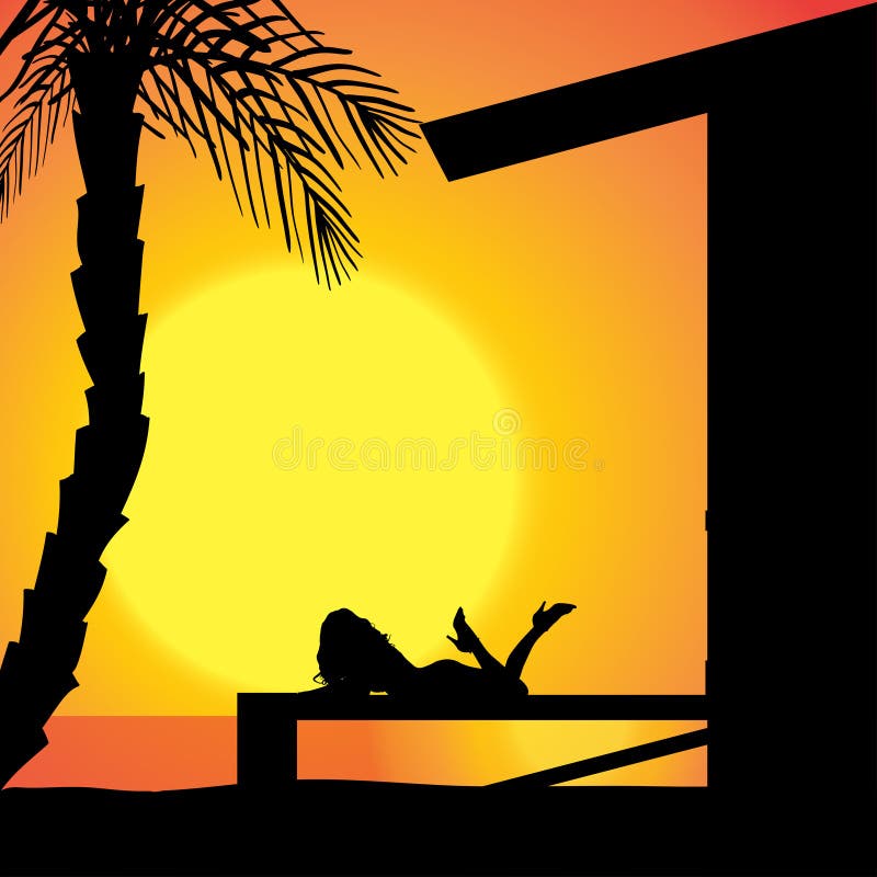 Silhouette Terrace Stock Illustrations – 760 Silhouette Terrace Stock ...