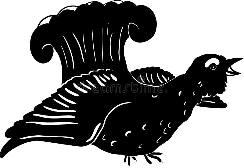 Ruffed Grouse Silhouette