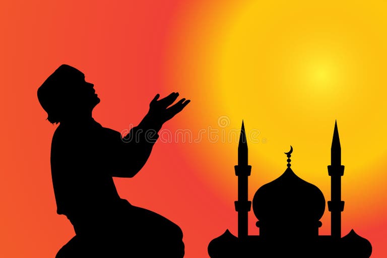 Hands Muslim Prayer Stock Illustrations – 2,846 Hands Muslim Prayer ...