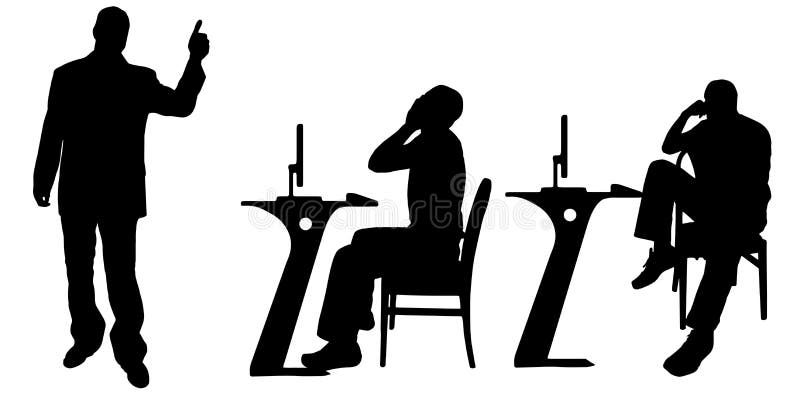 Computer Technology Silhouette Stock Illustrations – 80,719 Computer ...