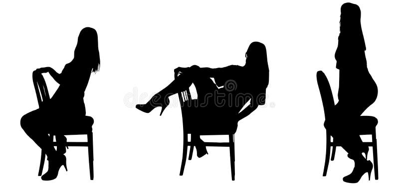 Chair Dance Silhouette Stock Illustrations – 183 Chair Dance Silhouette ...