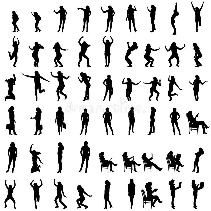 Chair Dance Silhouette Stock Illustrations – 186 Chair Dance Silhouette ...