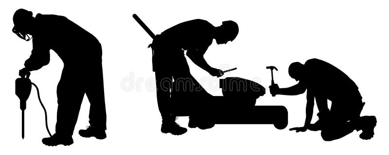 Factory Worker Silhouette