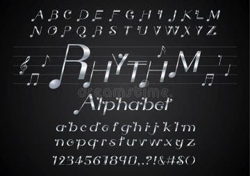 Music Note Font Stock Illustrations – 5,560 Music Note Font Stock ...