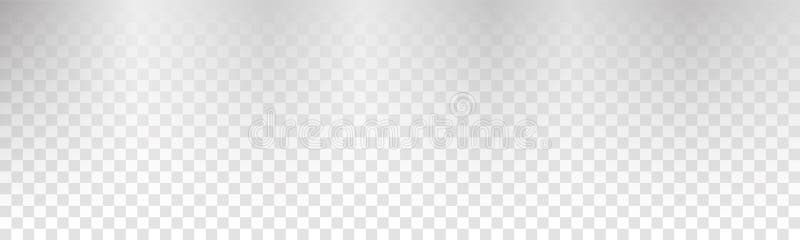 Vector Silver Gradient Background on Transparent Background Stock ...