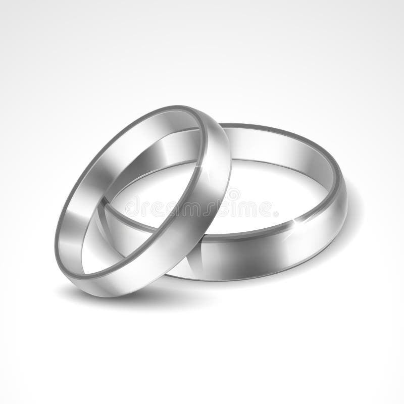 Vector Silver Rings stock vector. Illustration of unity - 45804640