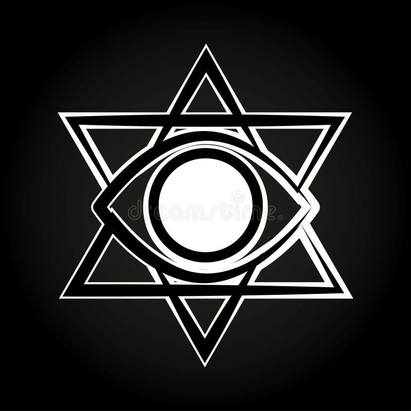 Illuminati sign stock illustration. Illustration of masonic - 181643418