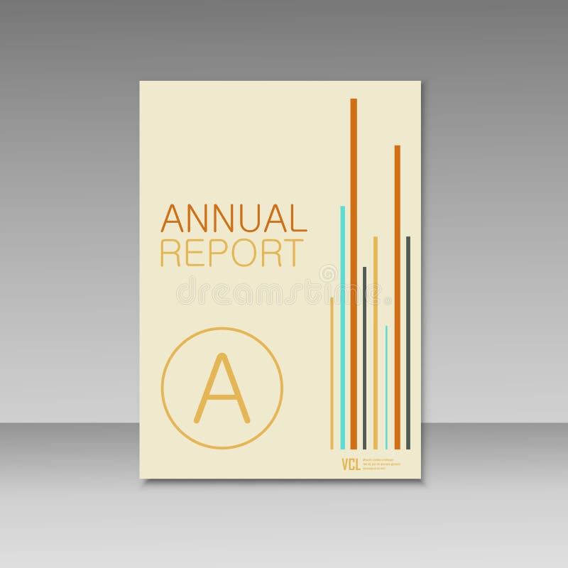 Vector Simple Brochure Design for Your Report Stock Vector ...