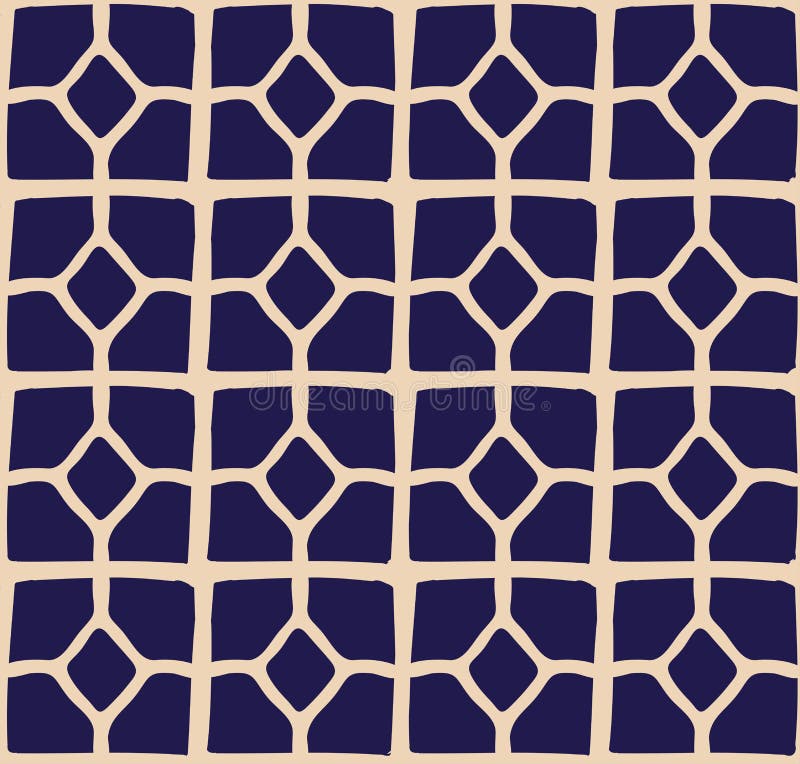 A Vector Simple Grid Bicolor Pattern Stock Vector - Illustration of ...