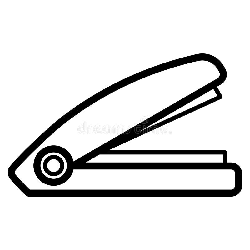 Vector Simple Icon of Staple. Stock Vector - Illustration of ...