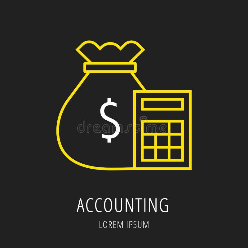 Vector Simple Logo Template Accounting Stock Illustration ...