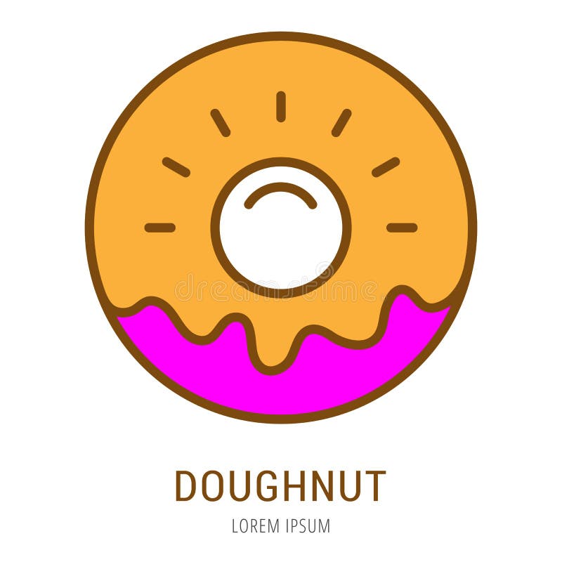 Doughnut Logo Design With Business Card Template. Elegant Corporate ...