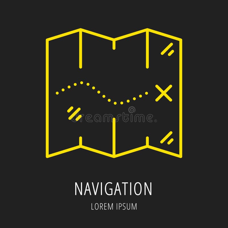 Vector Simple Logo Template Stock Illustration - Illustration of arrow ...