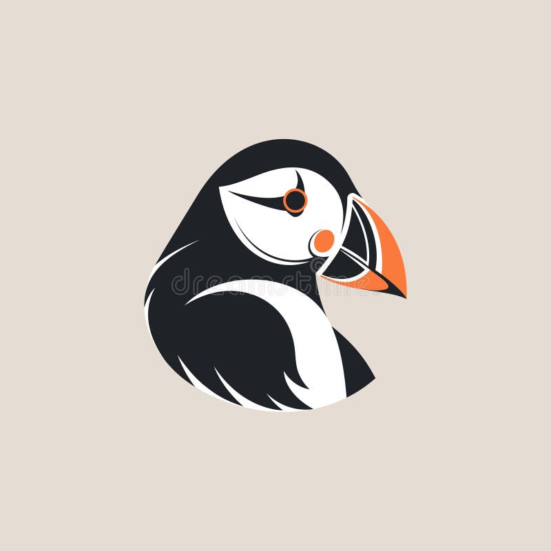 Minimalistic Puffin Stock Illustrations – 11 Minimalistic Puffin Stock ...