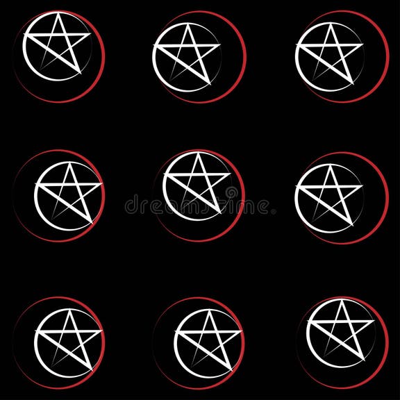 Pentacle Pattern Stock Illustrations – 417 Pentacle Pattern Stock ...