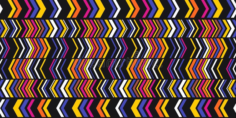 Vector Simple Pattern of Repeating Chevrons. Stock Vector ...