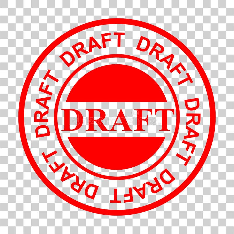 Draft Stamp Transparent Background Stock Illustrations – 3,537 Draft ...