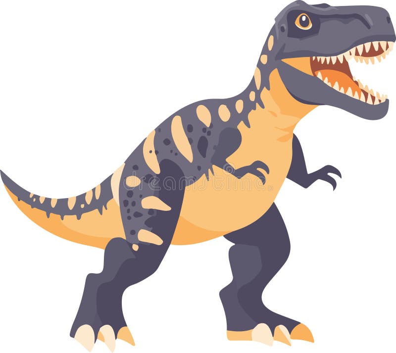 Vector Simple T. Rex Clipart Ilustración del Vector - Ilustración de ...