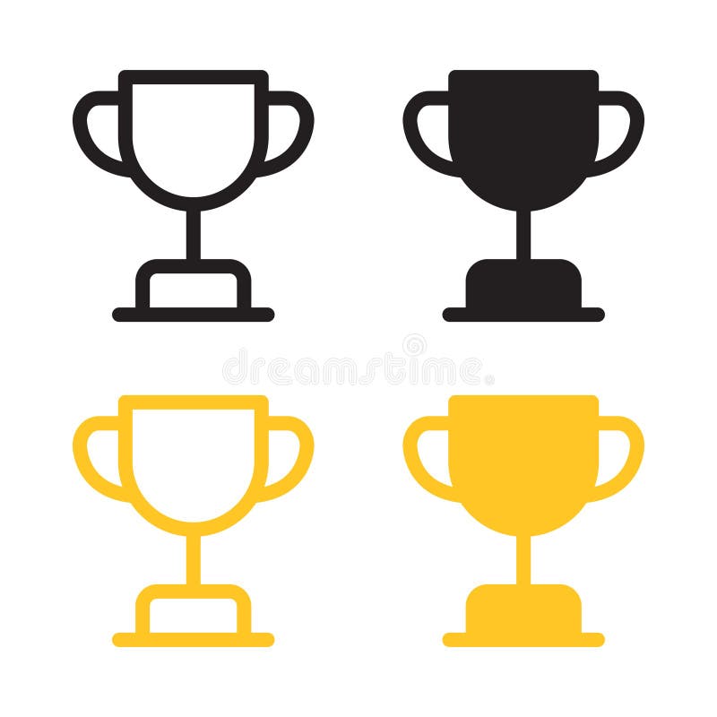 Trophy Icon, Sign, Illustration Stock Illustration - Illustration of ...