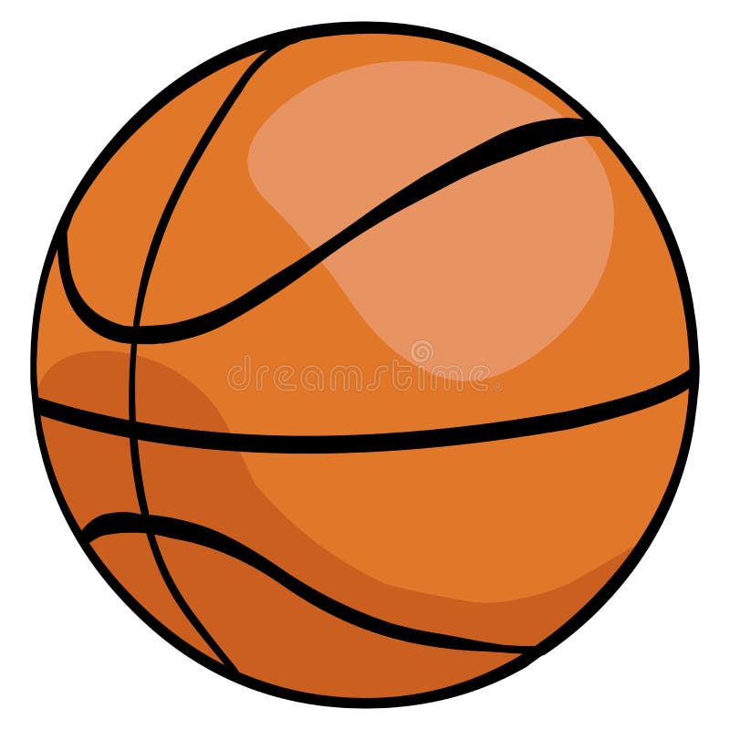 Basketball Ball Cartoon Clip Art Stock Vector - Illustration of game ...