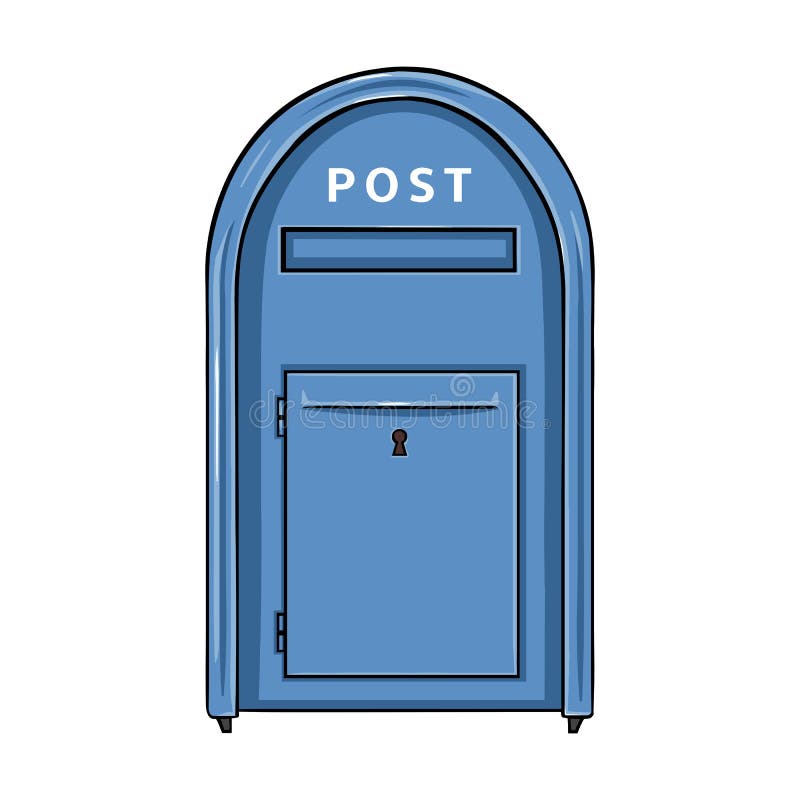 Vector set of postbox stock vector. Illustration of mailbox - 118686311