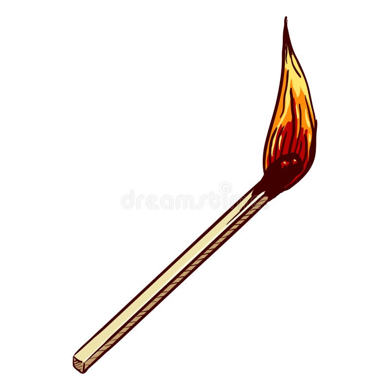 Burning Matchstick Stock Illustrations – 1,917 Burning Matchstick Stock ...