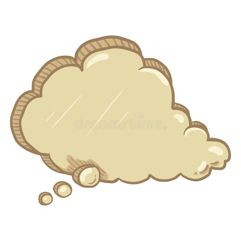 Vector Single Cartoon Comics Speech Bubble. Comix Balloon Stock Vector ...