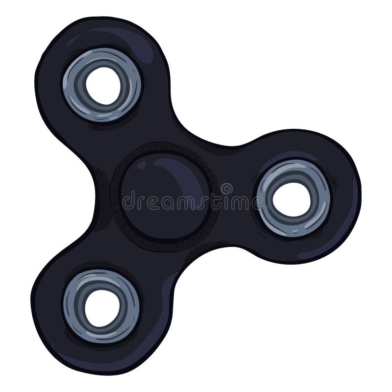 Vector Single Cartoon Illustration - Hand Spinner Stock Vector ...