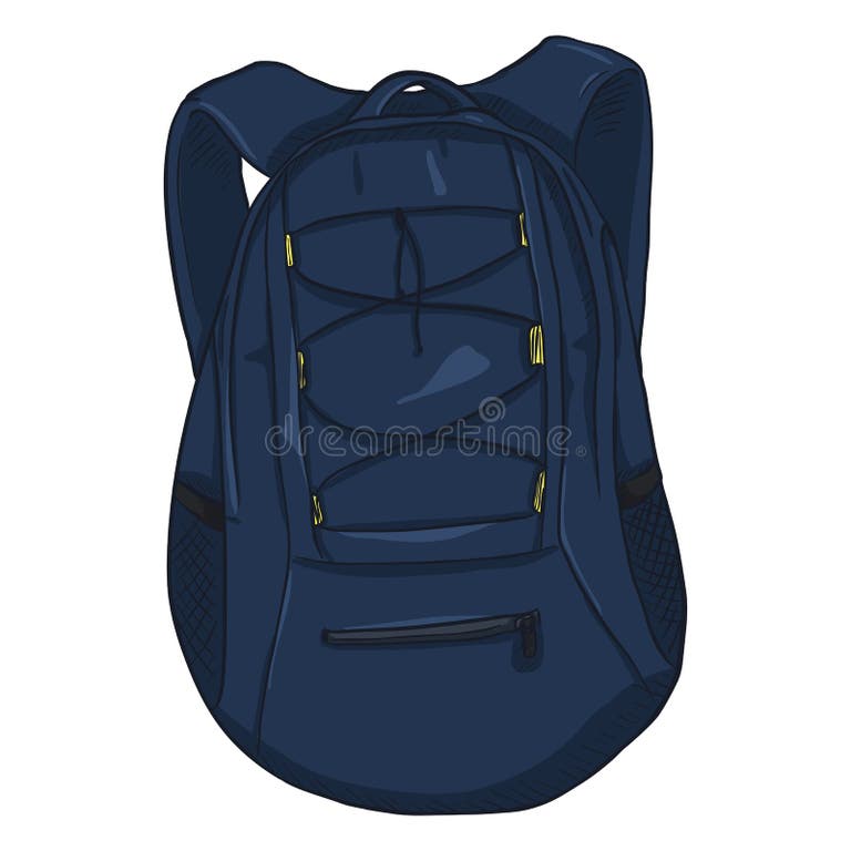 Cartoon Small Sport Backpack Stock Illustrations – 748 Cartoon Small ...