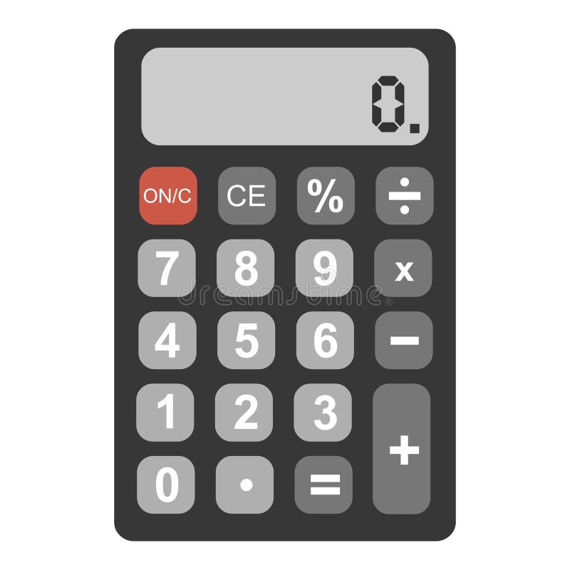 Vector Single Flat Calculator Stock Vector - Illustration of design ... Vector Single Flat Calculator Stock Vector - Illustration of design ...