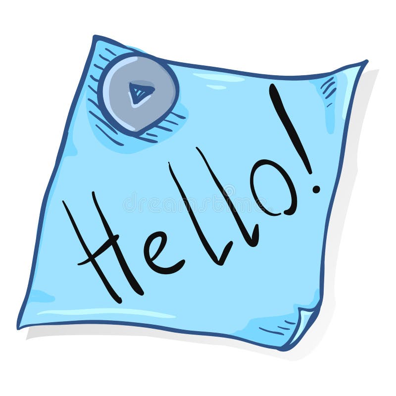 Vector Single Office Sticker on White Background Stock Vector ...