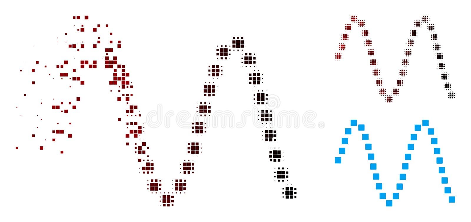 Sinusoid Icon Vector Isolated On White Background Sinusoid Sign