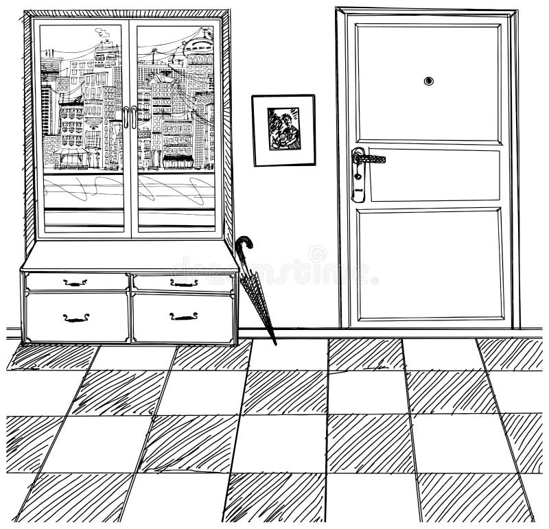 Inside House Background Drawing