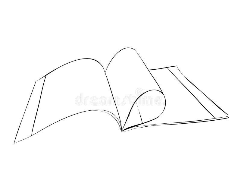 Old School Exercise Book Open Isolated White Background Stock ...