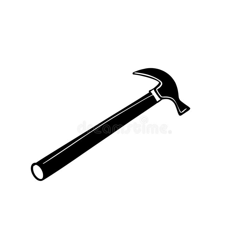 Vector Sketch Hand Drawn Hammer Silhouette,doodle Art Stock Vector ... Vector Sketch Hand Drawn Hammer Silhouette,doodle Art Stock Vector ...