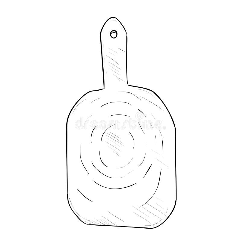 Line Draw Chop Board Stock Illustrations – 10 Line Draw Chop Board ...