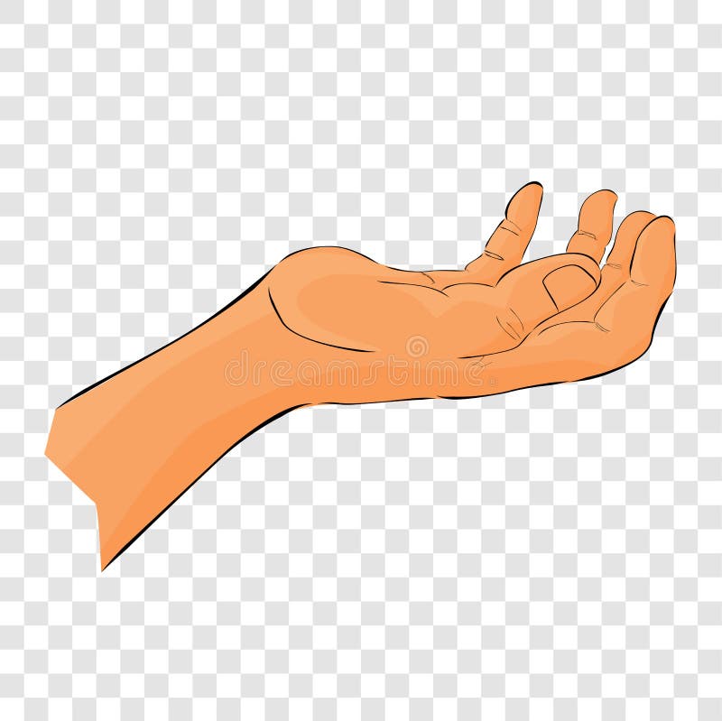 Sketch Hand Holding, Picking / Take or Receive Something, at ...
