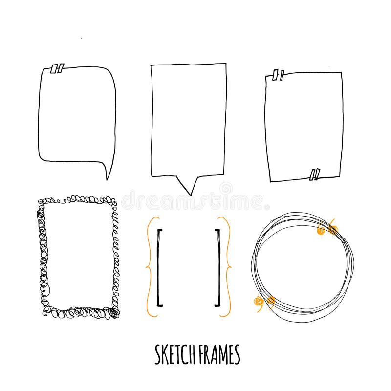 Conversation Doodle Border Stock Illustrations – 590 Conversation ...