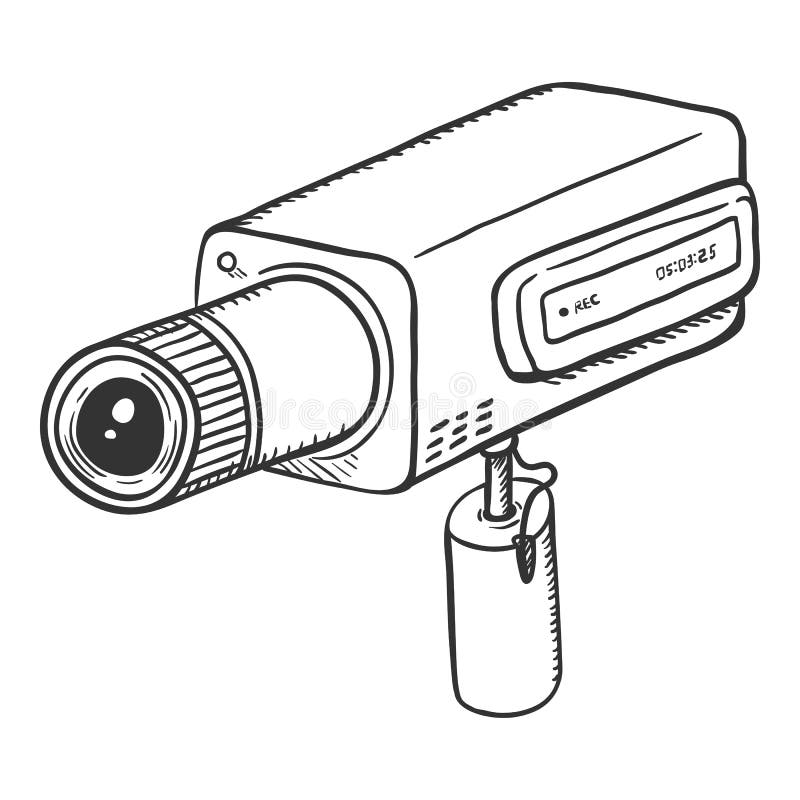 Sketch Cctv Stock Illustrations – 704 Sketch Cctv Stock Illustrations ...