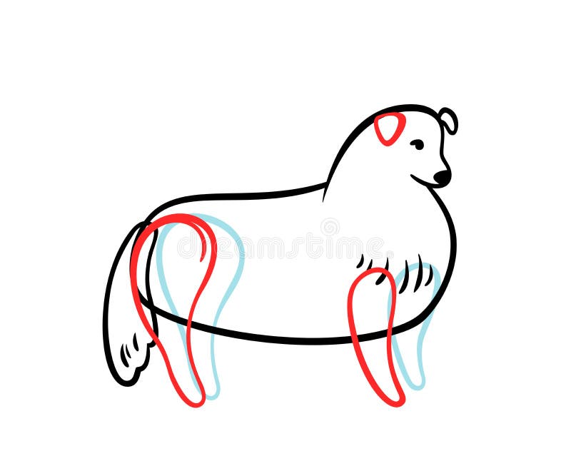 Outline Sheltie Stock Illustrations – 42 Outline Sheltie Stock ...