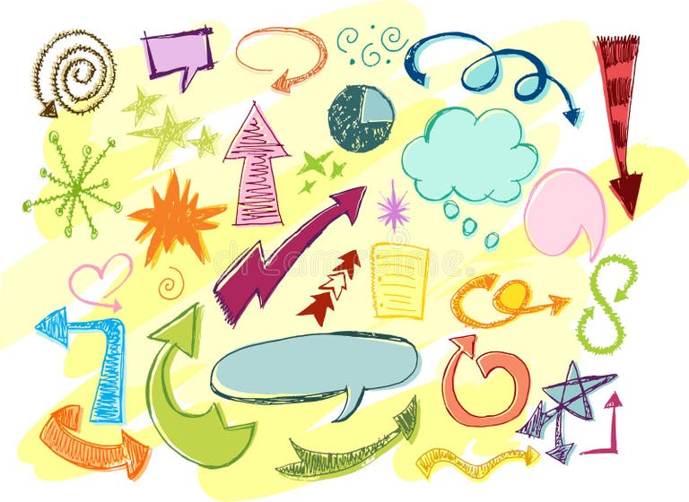 Vector Sketches stock vector. Illustration of icon, book - 10709723