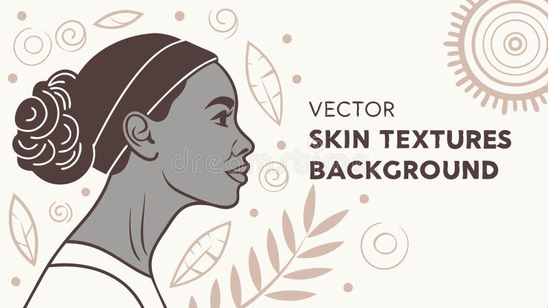 Vector Skin Texture Background, Realistic Surface and Natural Pattern ...